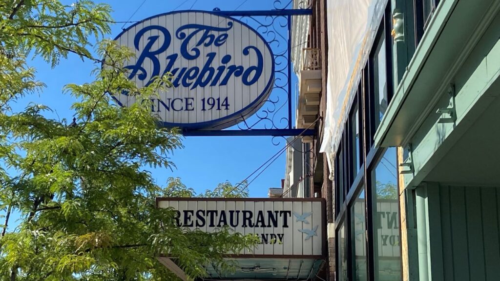 The Bluebird Restaurant in the Bear River Heritage Area