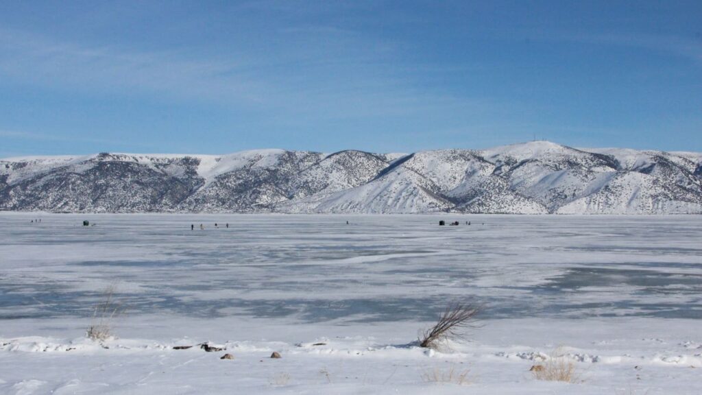 Bear Lake Ice Fishing in the Bear River Heritage Area