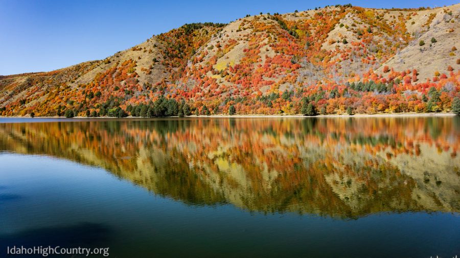 Oneida Narrows Reservoir in the Bear River Heritage Area