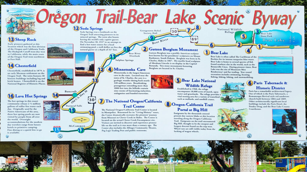 Oregon Trail - Bear Lake Scenic Byway in the Bear River Heritage Area