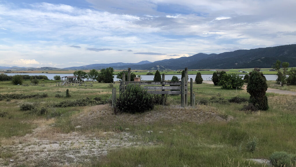 Oregon Trail Park & Marina in the Bear River Heritage Area